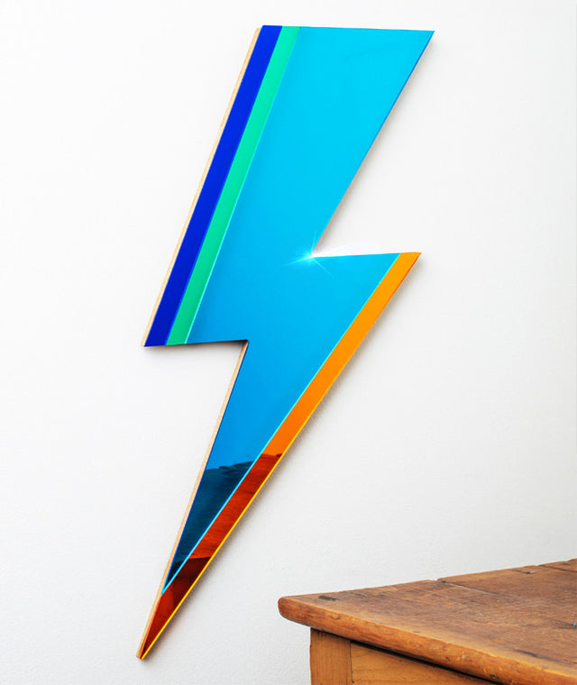 Blue Lightning Mirror – Bride & Wolfe